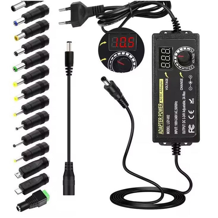 Adjustable 3V-24V 3A Universal AC/DC Power Adapter – celteria